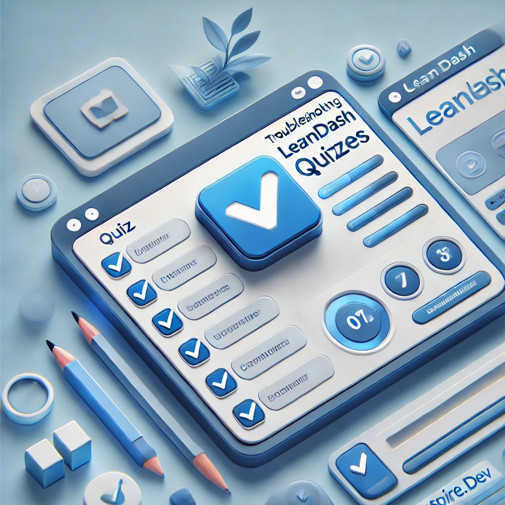 Resolving Technical Problems with LearnDash Quizzes – inspire.dev